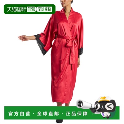 自营Natori Peony Glamour Robe - red 美国奥莱直发