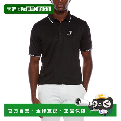 自营Ben Sherman Checker Rib Air Pique Sports Fit Polo Shirt