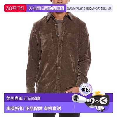 自营Vintage 1946 Chenille Shirt Jacket - brown 美国奥莱直发