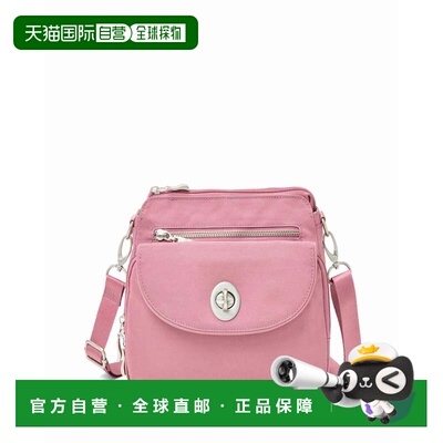 自营baggallini Women's Calais Crossbody Bag - dusty mauve 美