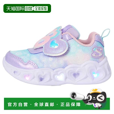 自营Skechers Heart Lights - Lovin Reflection Lavender / Ligh
