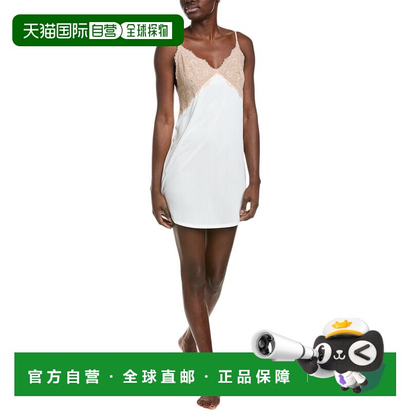 自营Natori Enchant Lace Cup Chemise - white 美国奥莱直发吊带
