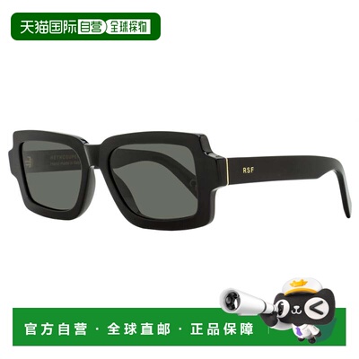 自营retrosuperfuture复古未来中性低几何太阳镜Pilastro JHJ黑色