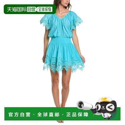 自营Ramy Brook Arielle迷你连衣裙-蓝色 美国奥莱直发性感