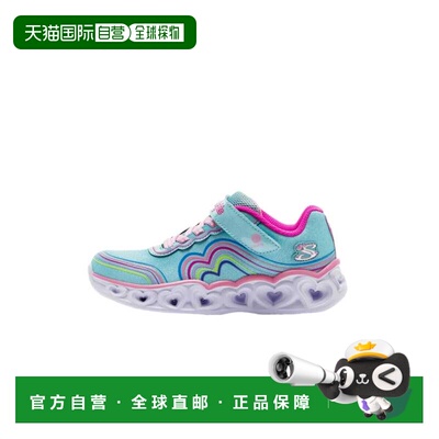 自营Skechers Heart Lights - Retro Hearts Turquoise / Multico