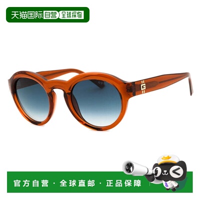 自营guessGU00205 48w闪亮深棕色/蓝色渐变-闪亮深棕色 美国奥莱