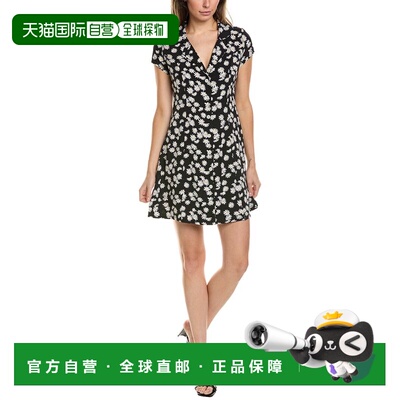 自营Avantlook Mini Shirtdress - black 美国奥莱直发连衣裙