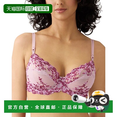 自营Wacoal Embrace Lace Underwire Bra - purple 美国奥莱直发
