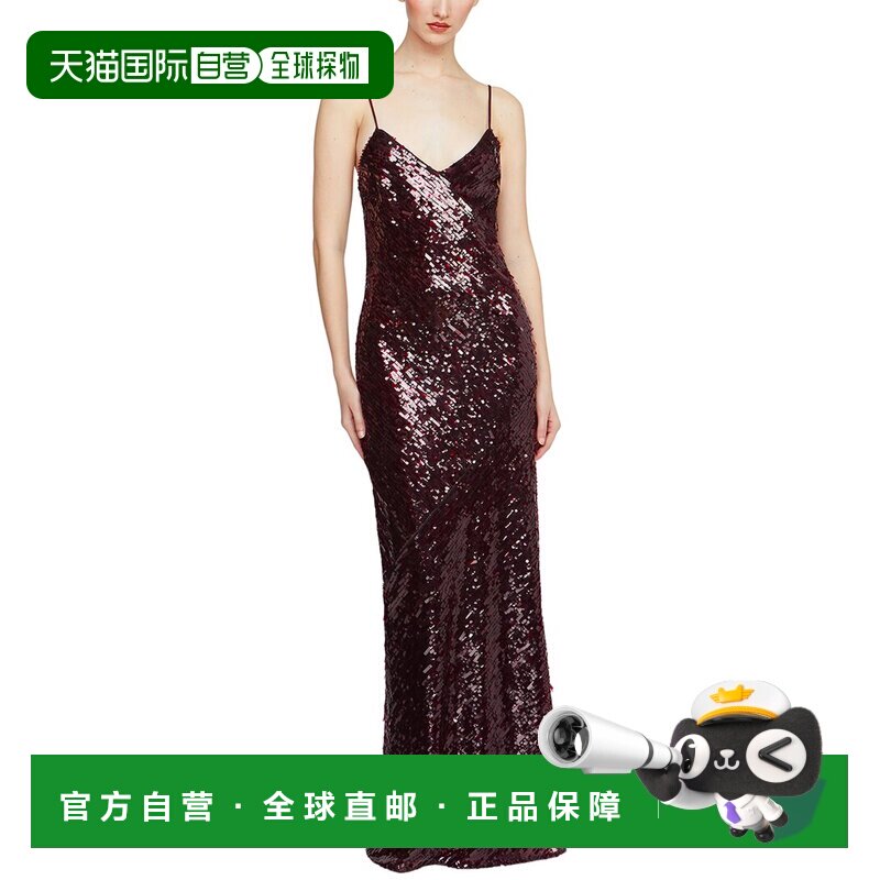 自营Halston Alanna礼服-红色 美国奥莱直发