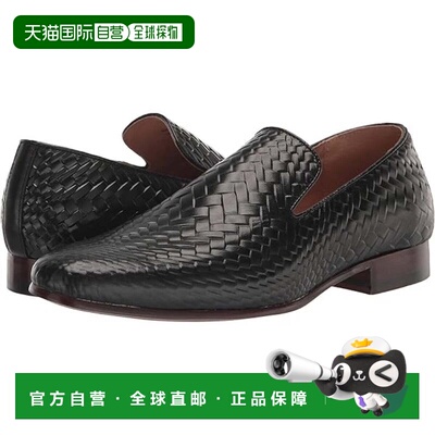 自营Men's Stacy Adams Wilton Loafer Black Plain Toe Slip On