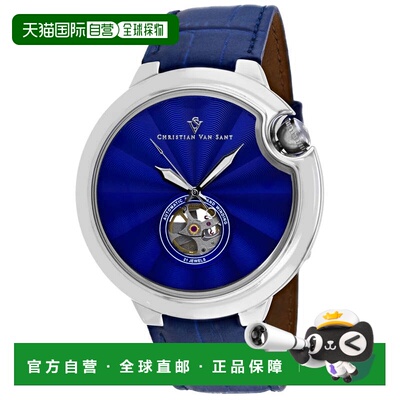 自营Christian Van Sant Men's Cyclone Automatic Blue Round 46