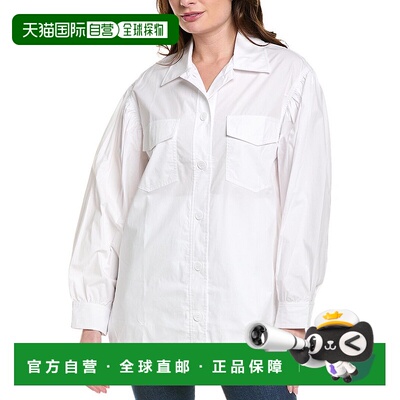 自营 susana monaco 府绸衬衫夹克 - 白色 美国奥莱直发