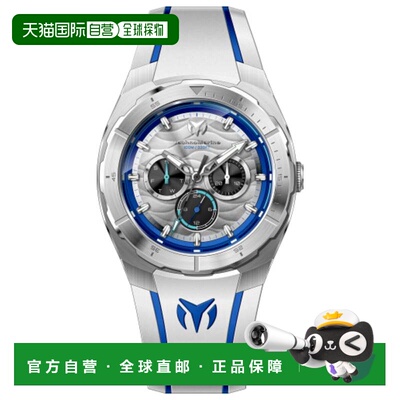 自营TechnoMarine男士Cruise Legend 43mm手表TM-125016-白色 美