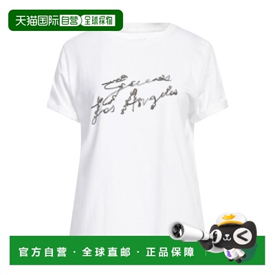 1h可退 【美国直邮】guess 女士 上装T恤短袖针织衫