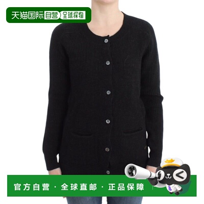 自营John Galliano wool Women's cardigan - black 美国奥莱直发