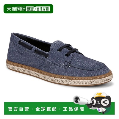 自营Vionic Bay Loafers Women's Dark Denim Leather Slip On Co