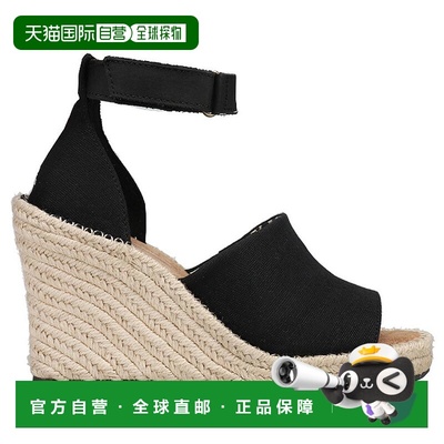 1h可退 【美国直邮】TOMS Marisol 帆布坡跟凉鞋新款