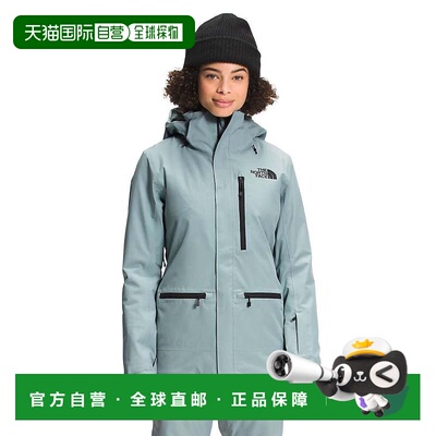自营 The North Face Gatekeeper夹克女式银蓝色防水全拉链SGN152