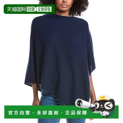 自营forteforteForte Cashmere Contrast Trim Cashmere Poncho -