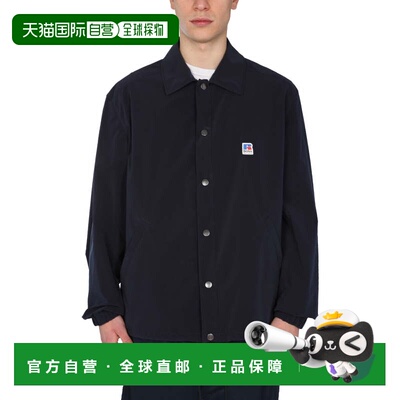 自营bossRelaxed Fit Jacket With X Russell Athletic Emblem -