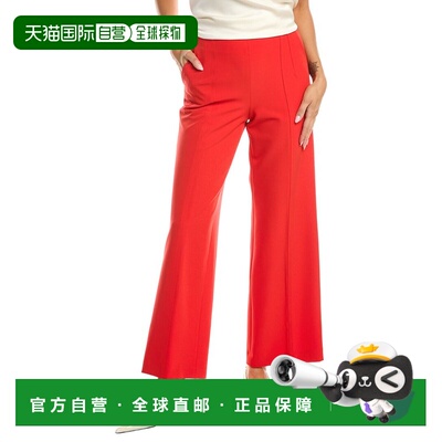 自营Elie Tahari the Julia pant-红色 美国奥莱直发休闲裤西装裤
