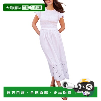 自营J.McLaughlin Somerset Dress - white 美国奥莱直发
