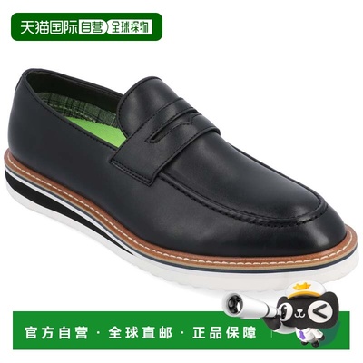 自营vance co.Vance Mens Albert Slip-on Penny Loafer - black