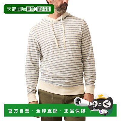 自营Faherty晒黑的竹节连帽衫-粉红色 美国奥莱直发