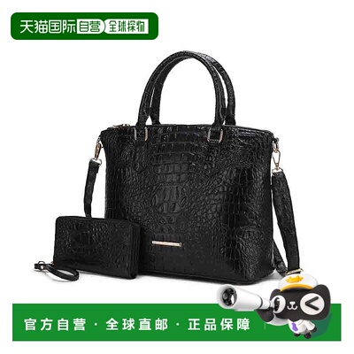 自营 mia k collectionLiora Women's Tote Bag with Wallet, Cro