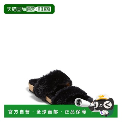 自营 jack rogers杰克 罗杰斯 劳伦141211SA01-001女式黑色人造毛