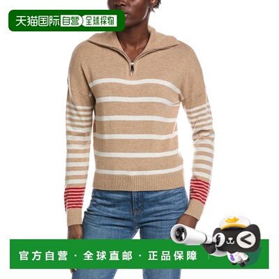 自营Brodie Cashmere 1/4-Zip Wool & Cashmere-Blend Polo Sweat