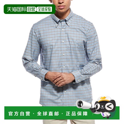 自营Brooks Brothers Regular Fit Woven Shirt - blue 美国奥莱