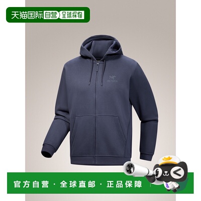 自营 Arc'teryx Emblem Fleece 男款全拉链连帽保暖始祖鸟外套