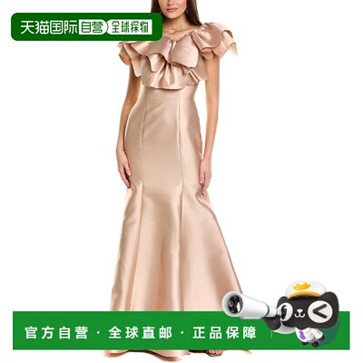 自营Rene Ruiz Mikado Gown - beige 美国奥莱直发
