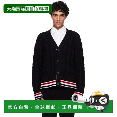 香港直邮潮奢 Thom Browne 汤姆 布朗 男士 黑色 Merino Baby Cab