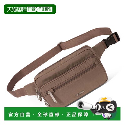 自营baggallini Securtex Anti-Theft Belt Bag Sling - portobel