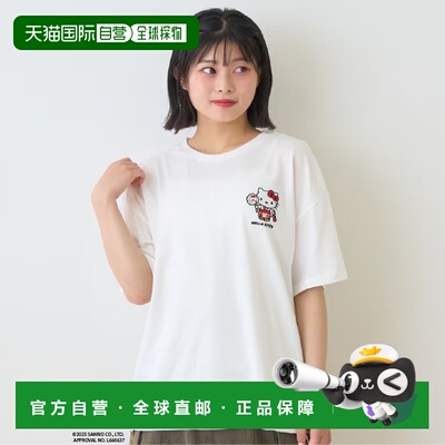 自营 LOVETOXIC 女士 日式风 Hello Kitty 休闲T恤 接触凉感 宽松