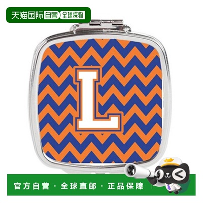 自营Carolines Treasures CJ1060-LSCM 字母 L 雪佛龙蓝色和正品
