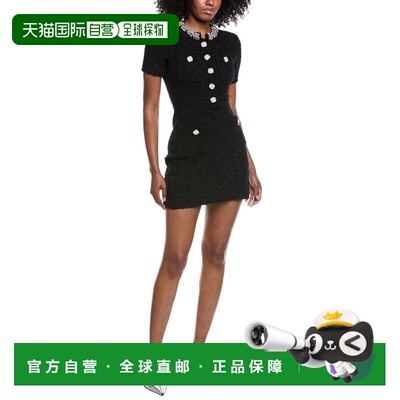 自营Beulah Knit Mini Dress - Black 连衣裙美国奥莱直发