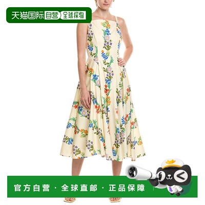 自营Hutch Caterina连衣裙-白色 美国奥莱直发吊带
