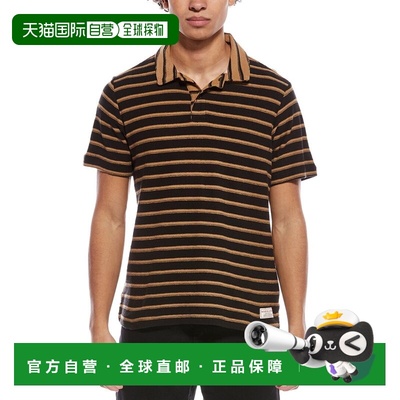 自营Scotch & Soda Stripe Polo Shirt - black 美国奥莱直发