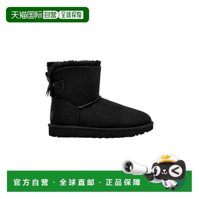 自营UGG Mini Bailey Bow II Black  1016501-BLK Women's - blac