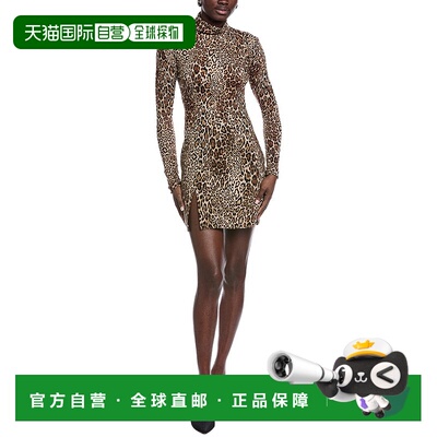 自营Etro Louise Wool Mini Dress - Brown 连衣裙美国直发奥莱