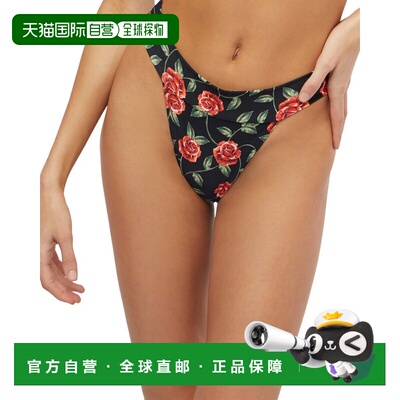 自营 WeWoreWhat Cheeky 高腿裤 - 黑色 美国奥莱直发泳裤