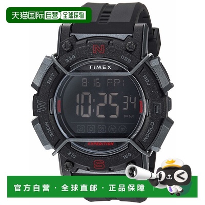 自营 Timex Expedition Digital CAT World Time Mens Watch - bl