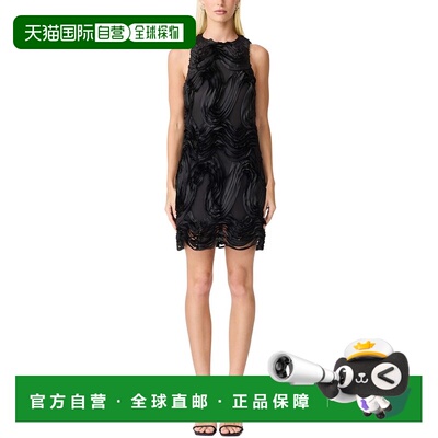 自营ELLIATT Asher Mini Shift Dress - black 美国奥莱直发