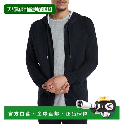 自营John Varvatos Providence Hoodie - Black 卫衣美国奥莱直发