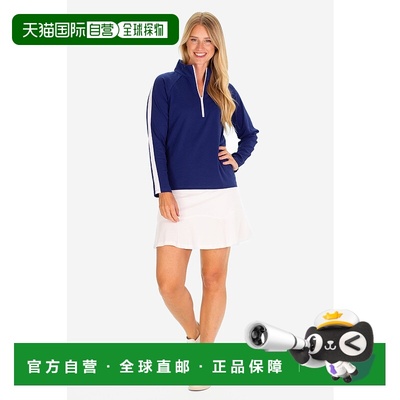 自营duffield lane皇家海军Pique Everett Quarter Zip 美国奥莱