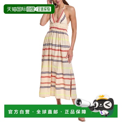 自营lemlem Gete Triangle Midi Dress - purple 美国奥莱直发