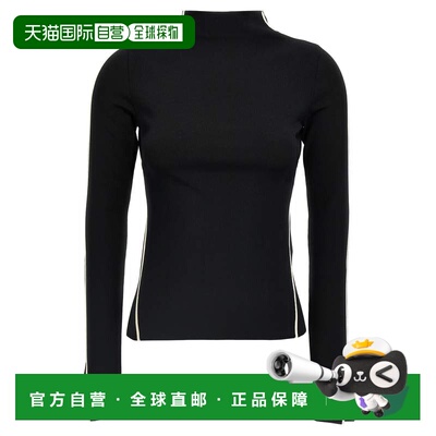 自营Sportmax Women's Adda Sweater - white/black 美国奥莱直发